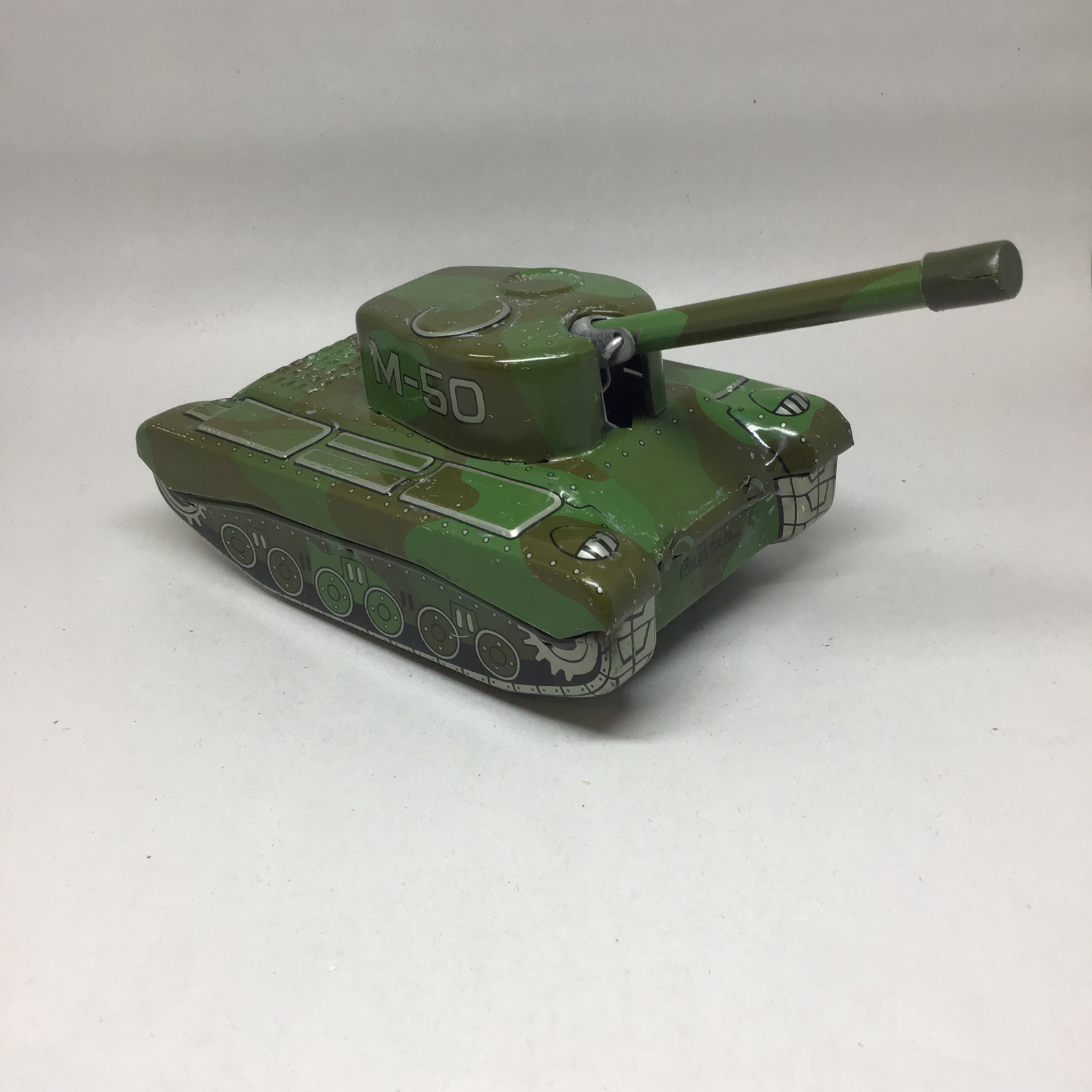 Vintage Cragstan Japan Tin Litho M-50 Toy Tank Friction Toy | Retro ...